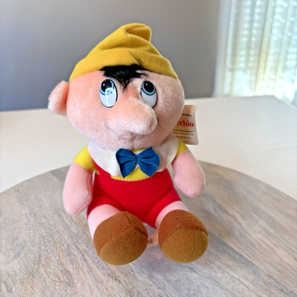 Disney | Toys | Disney Pinocchio Plush 7 Stuffed Figure 986 Vintage ...